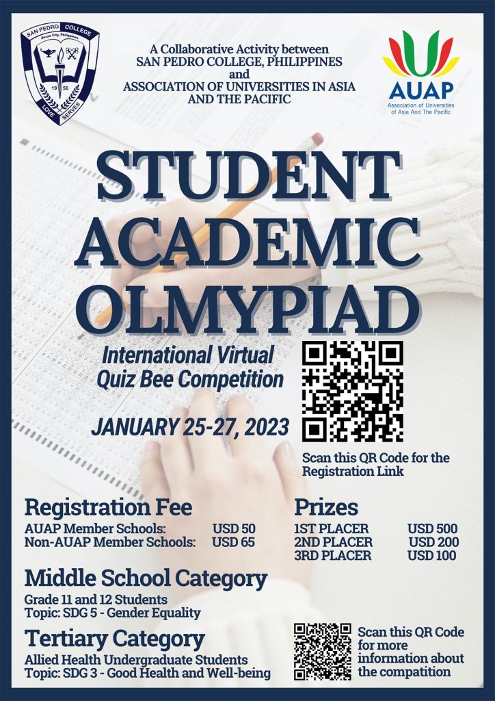 International Virtual Quiz Bee Competition | AUAP